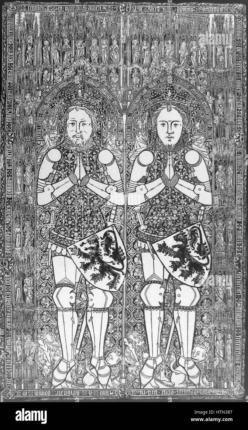 This 14th-century engraving by Jan and Gerard van Heers, housed in the ...