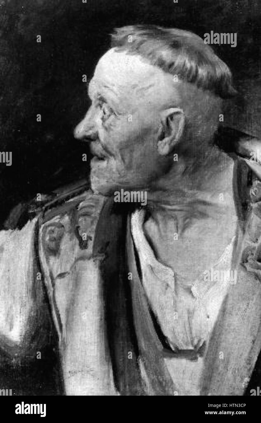 Vaclav Brozik 5. 3. 1851-15. 4. 1901 - Hlava kneze Stock Photo - Alamy