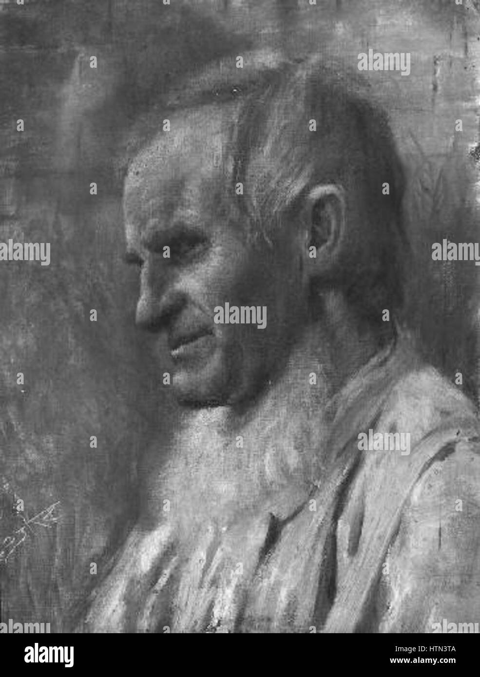 Jan Sojka 1874-1922 - Portret stareho muze Stock Photo - Alamy