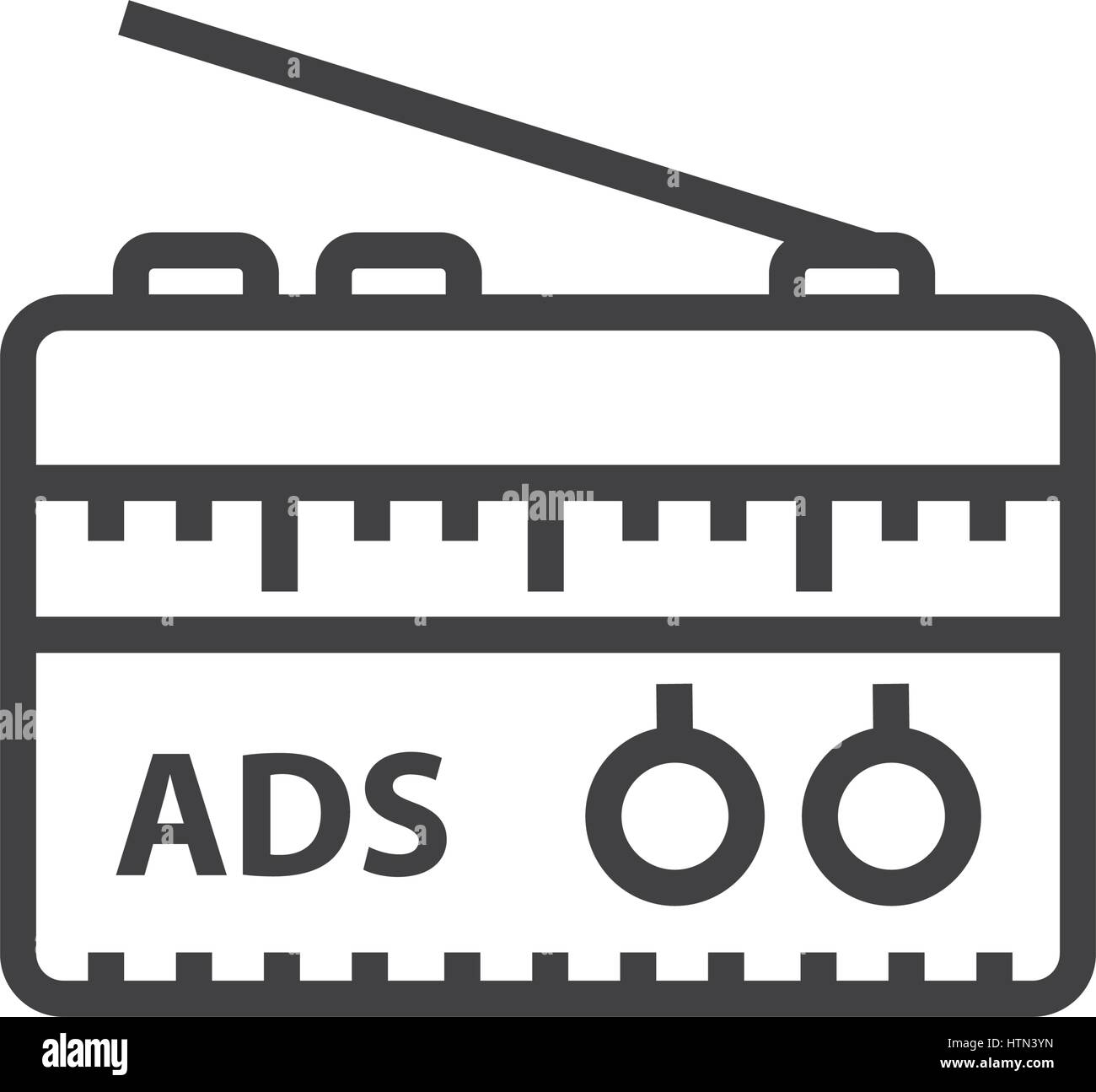 Radio Advertisement icon Stock Vector Image & Art - Alamy