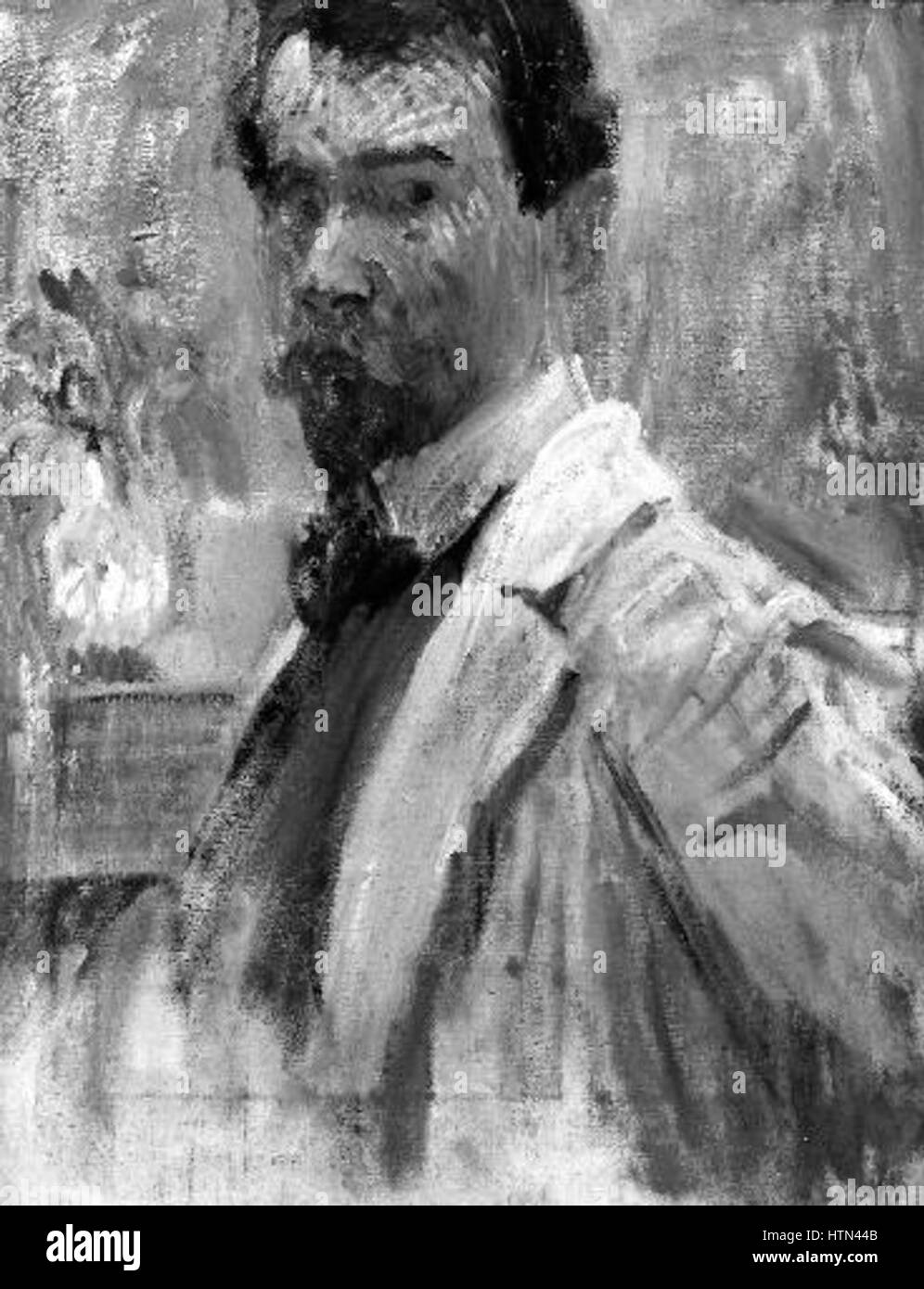 Jan Preisler 17. 2. 1872-27. 4. 1918 - Vlastni podobizna, studie Stock ...