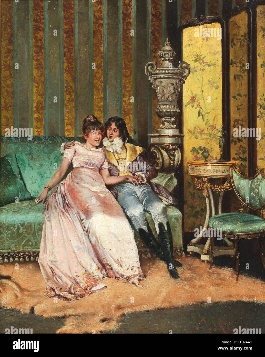 Pio Ricci Galante Szene Stock Photo - Alamy