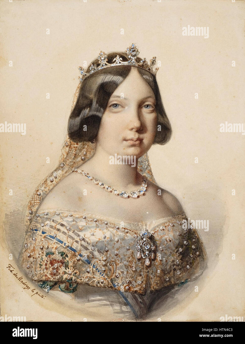 Federico de Madrazo’s portrait of Queen Isabel II captures the Spanish ...