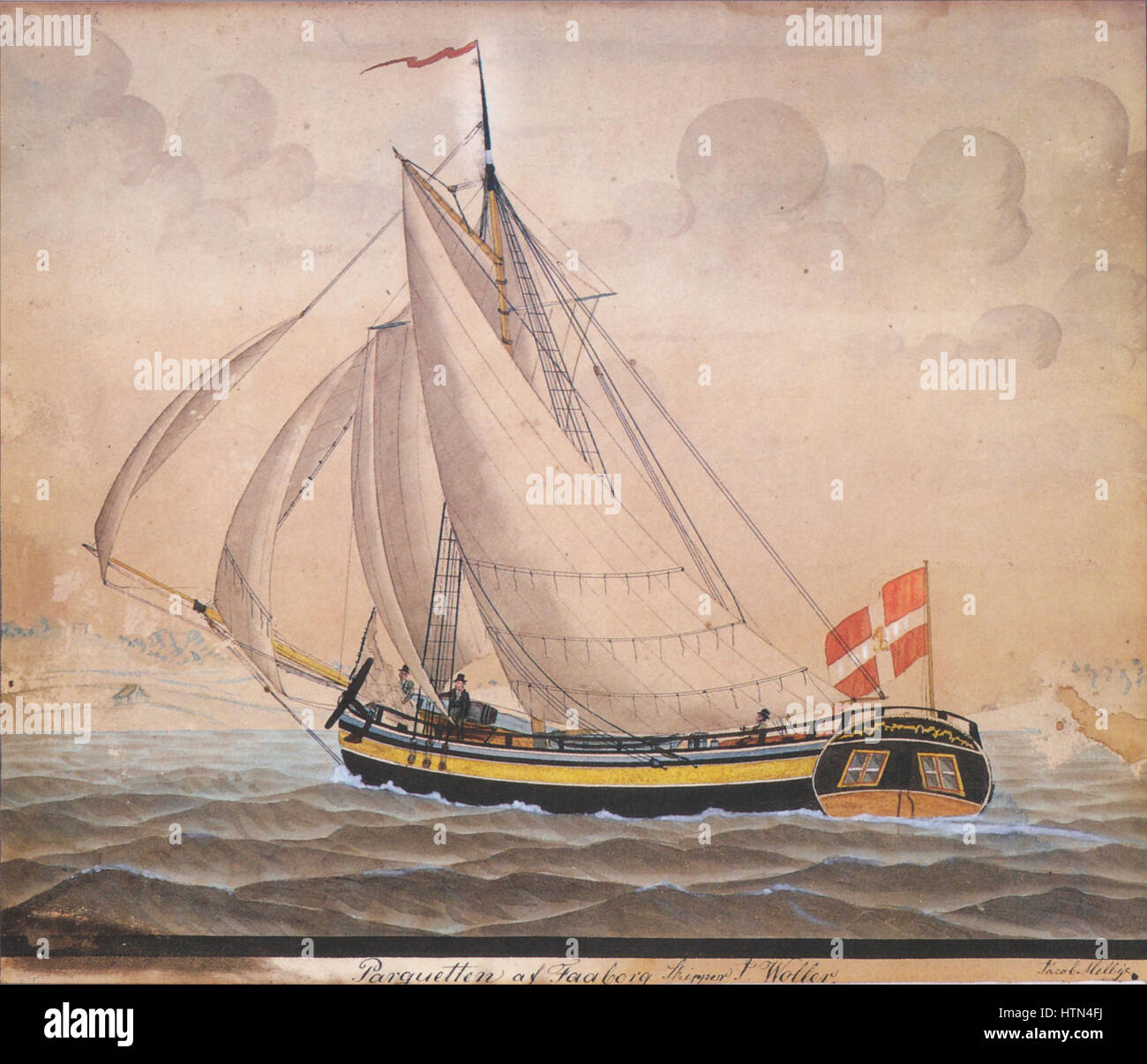 Jacob Melbye - Parquetten af Faaborg Stock Photo - Alamy