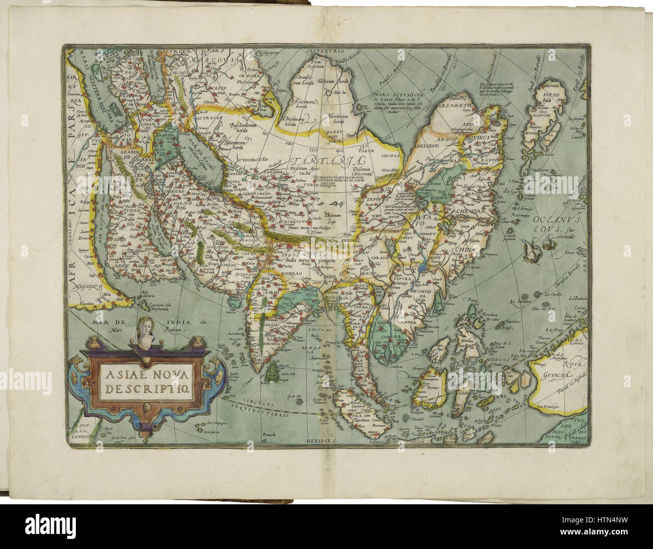 Abraham Ortelius’ *Map of Asia* is a key example of early cartography ...