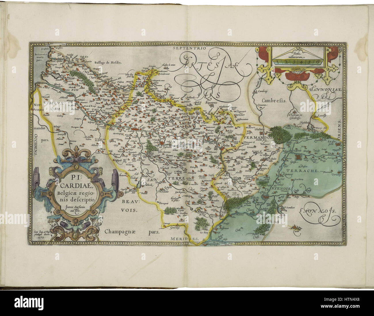 Map of picardy hi-res stock photography and images - Alamy