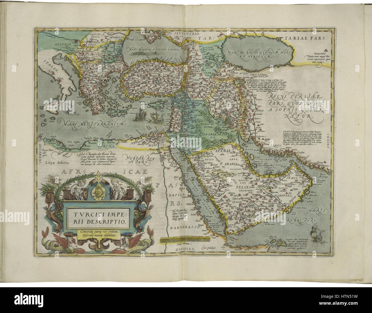 Old map of the ottoman empire hi-res stock photography and images - Alamy