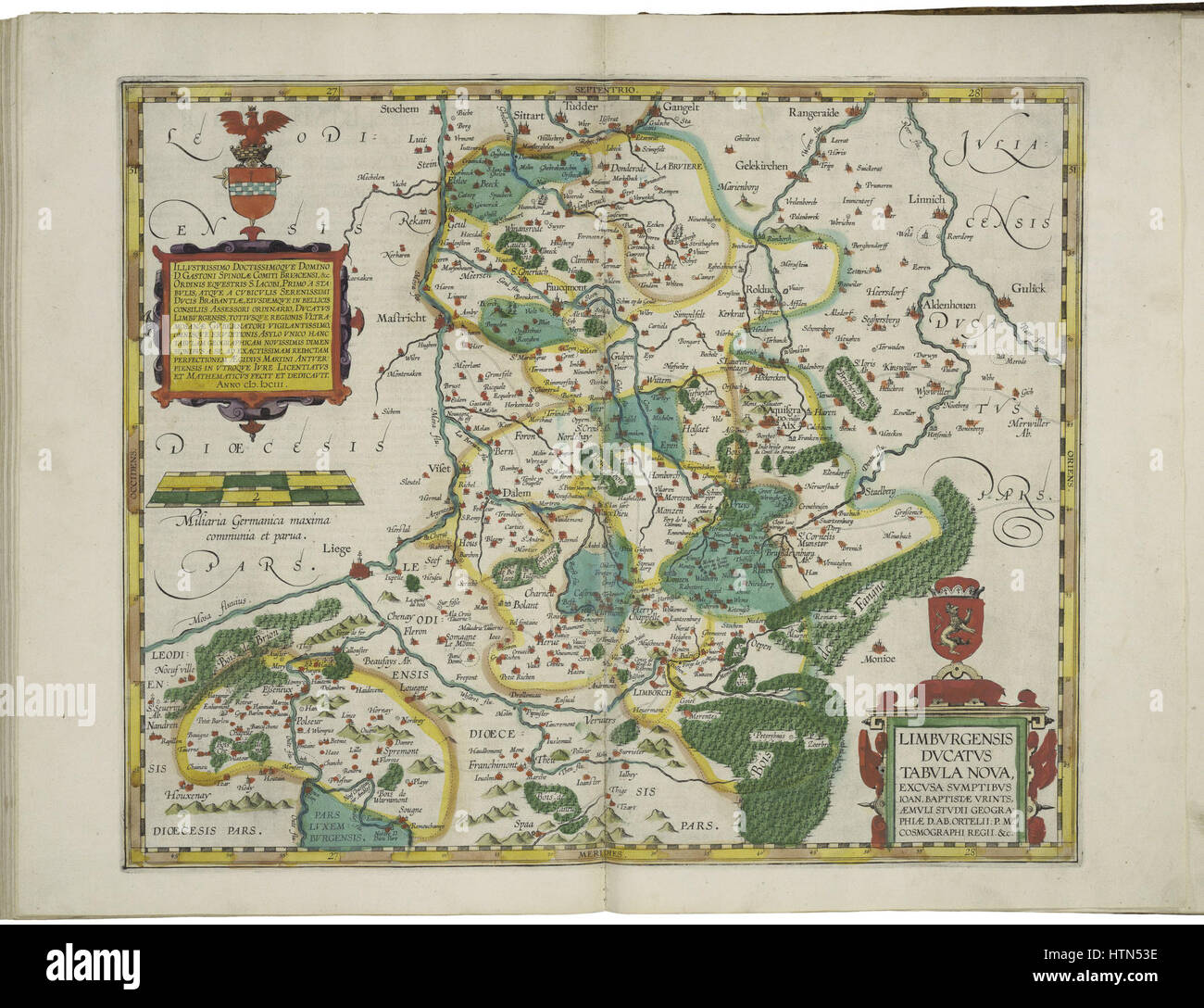 Map of limburg hi-res stock photography and images - Alamy