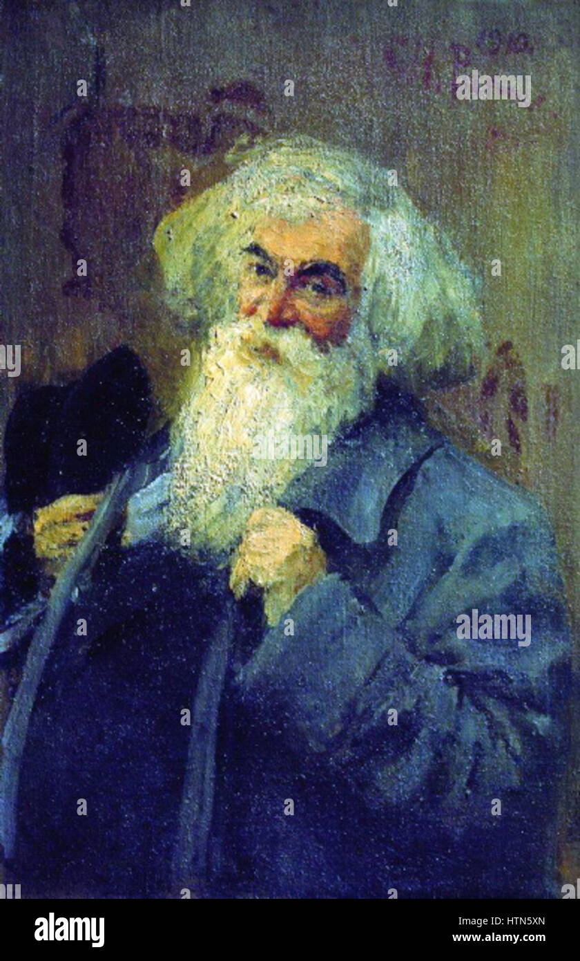 Yasinsky repin portrait Stock Photo - Alamy