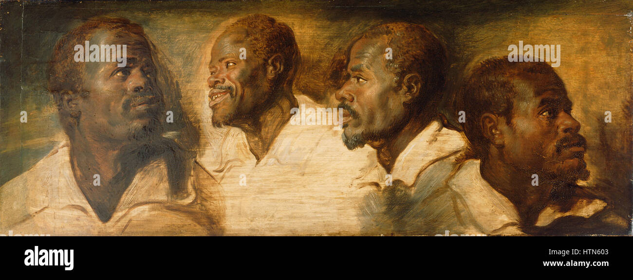 Four head studies hi-res stock photography and images - Alamy