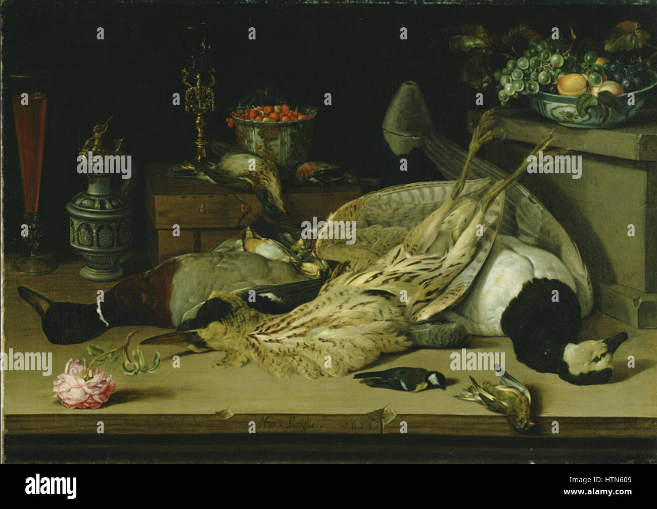 Still Life with Dead Birds Stock Photo - Alamy