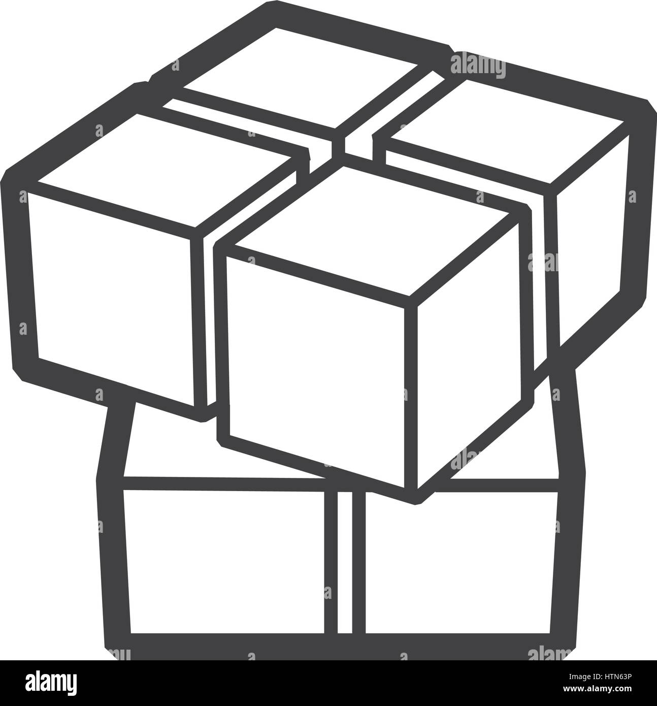cube moving icon design Stock Vector Image & Art - Alamy