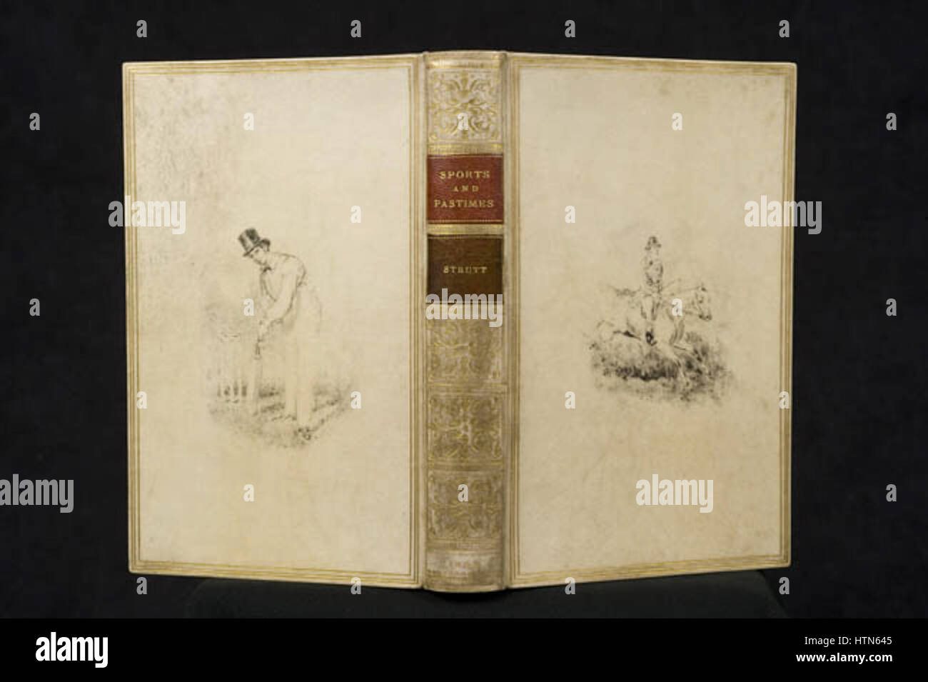 The Sports and Pastimes of the People of England Book Stock Photo - Alamy