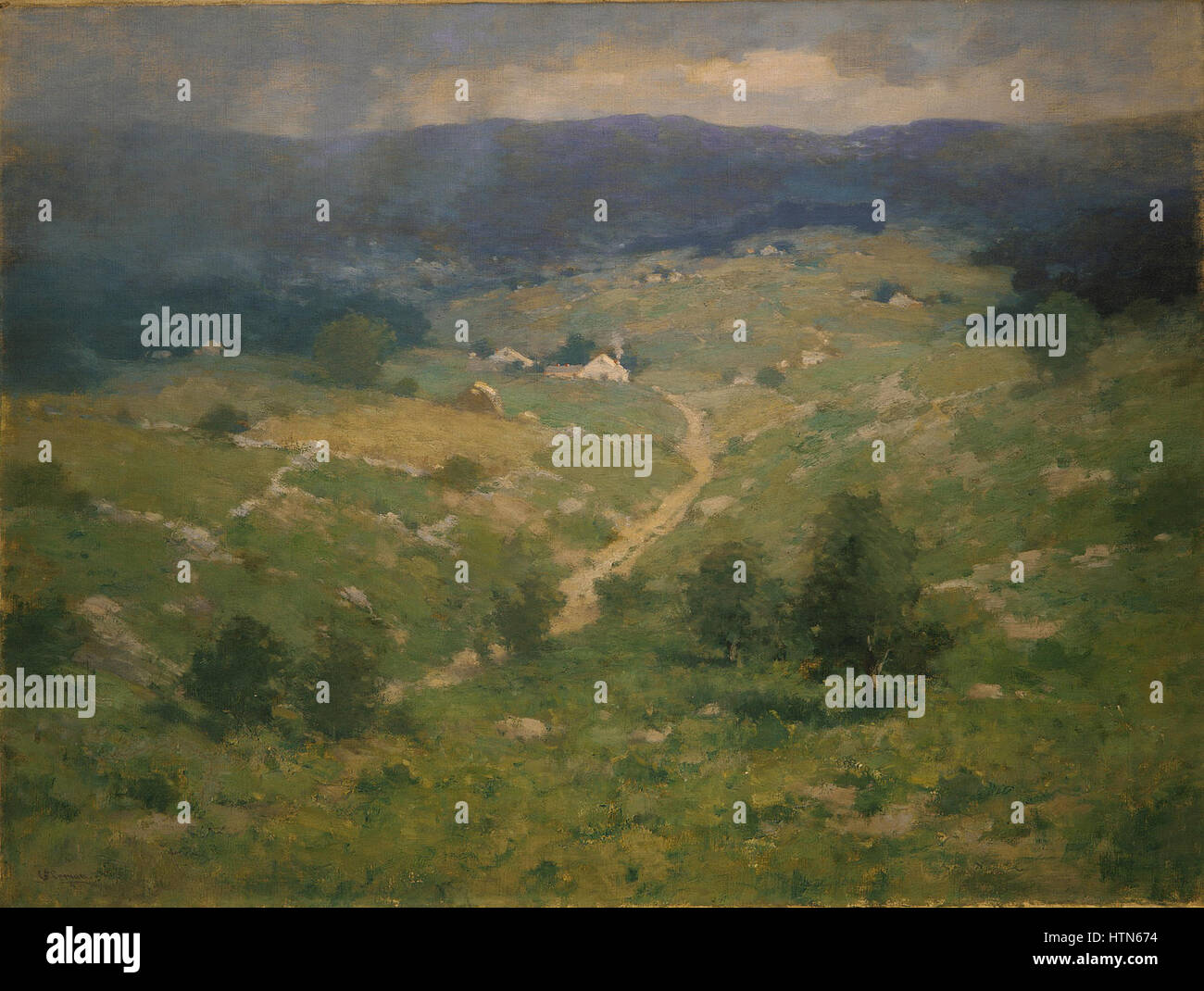 ‘Clearing Off’ is a scene depicting the end of a storm or heavy weather ...