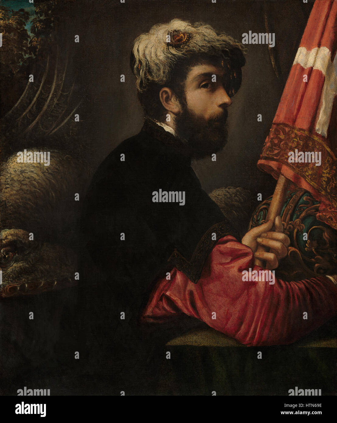 Portrait of a Man as Saint George A29805 Stock Photo - Alamy