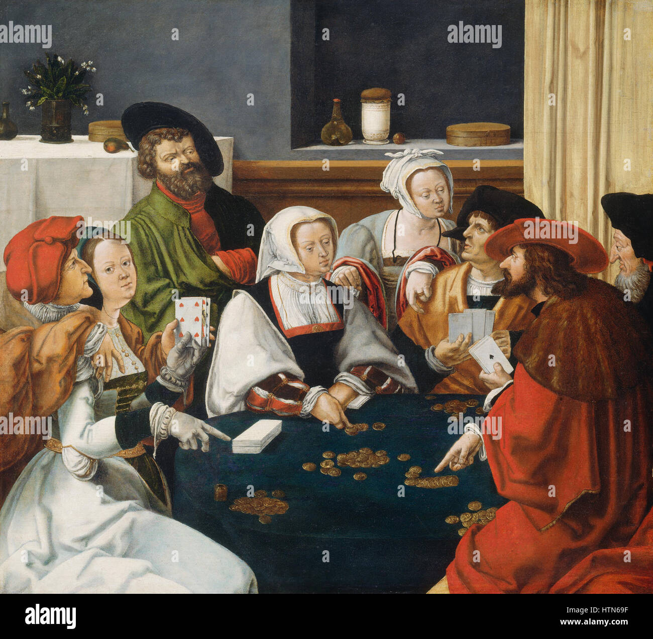 The Card Players sc1065 Stock Photo - Alamy