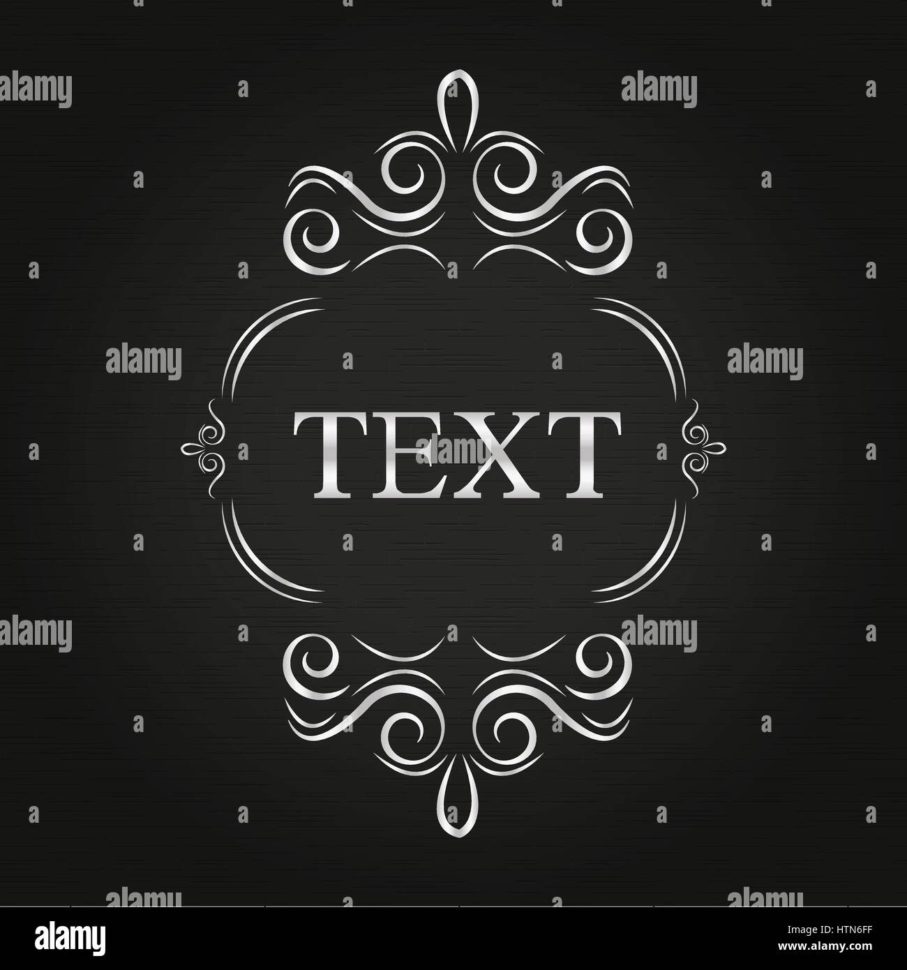 Card frames design silver color Stock Vector Image & Art - Alamy