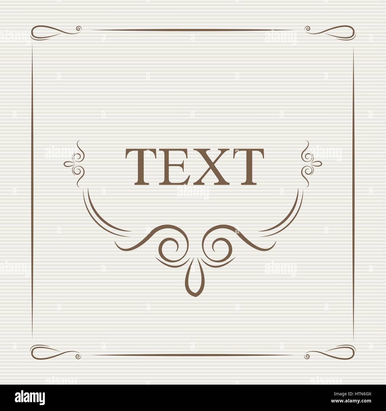 Classic card design Stock Vector Image & Art - Alamy
