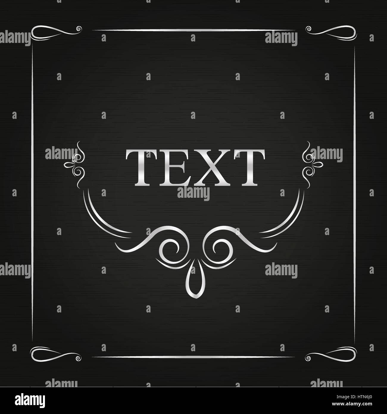 Classic card silver color Stock Vector Image & Art - Alamy