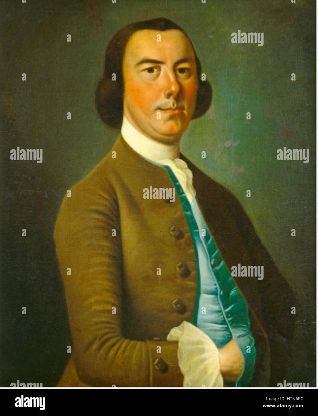 The painting 'Mr. Motte' reflects the post-war artistic style of the ...