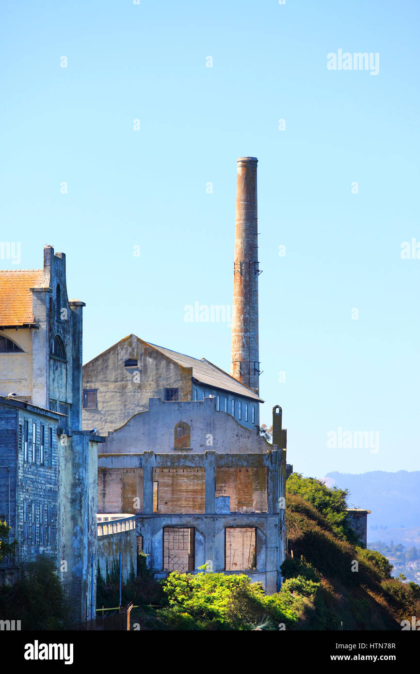 Alcatraz Federal Penitentiary in the San Fransisco Bay Stock Photo - Alamy