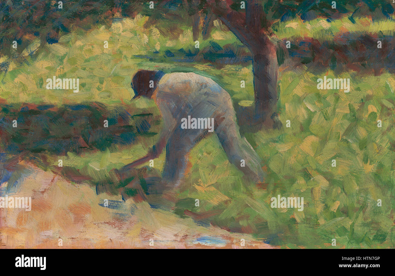 Peasant with a hoe hi-res stock photography and images - Alamy
