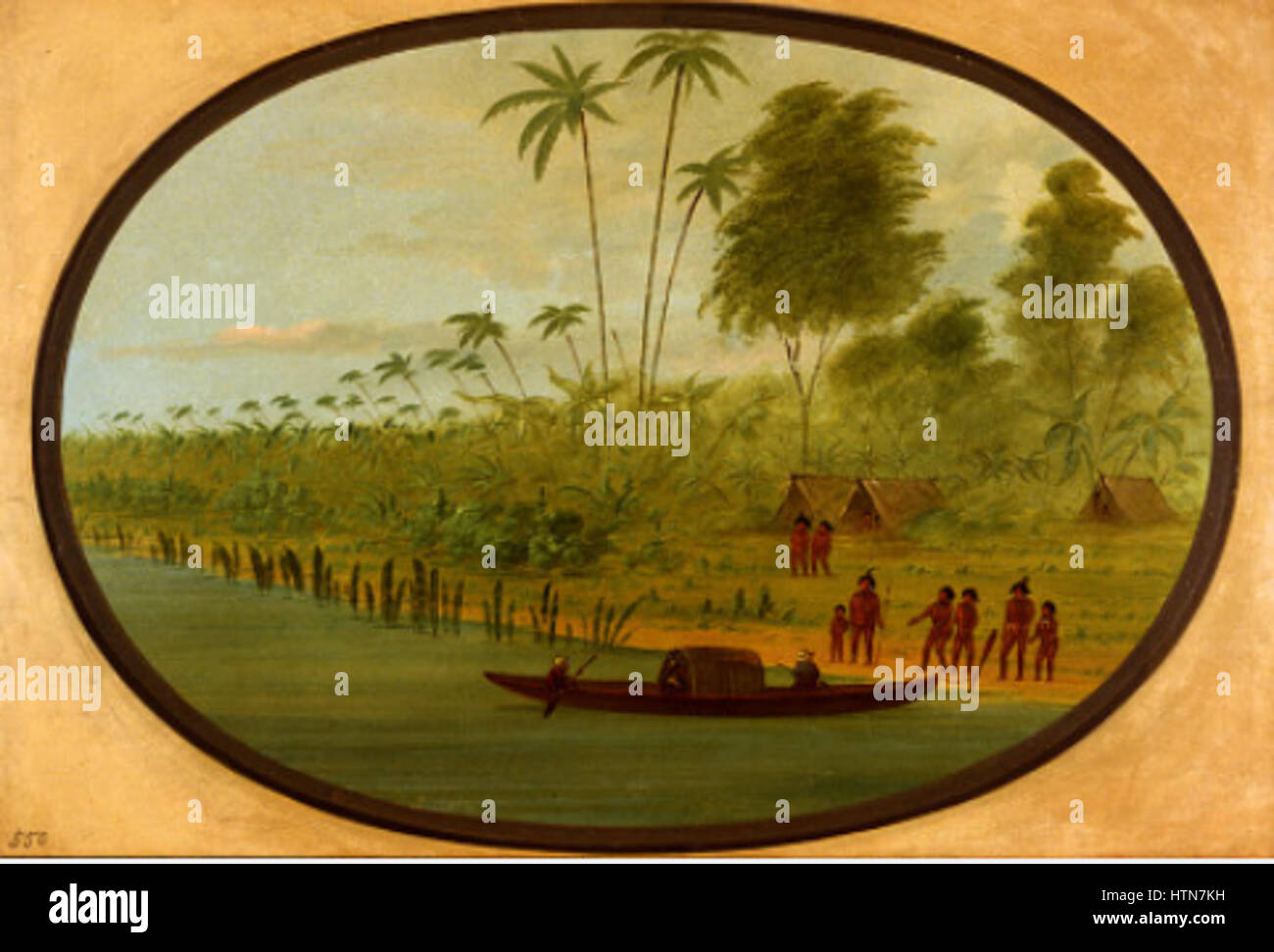 This artwork depicts the tobos chief, illustrating indigenous ...