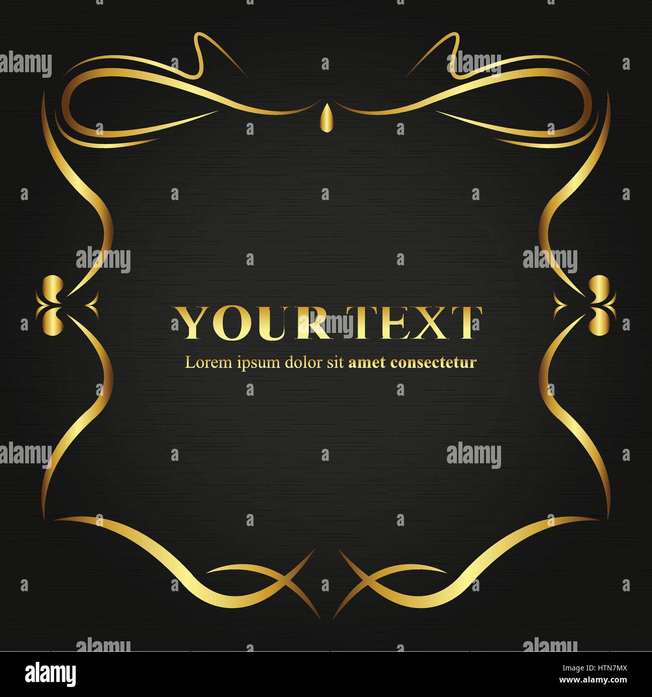 frame wedding design gold Stock Vector Image & Art - Alamy