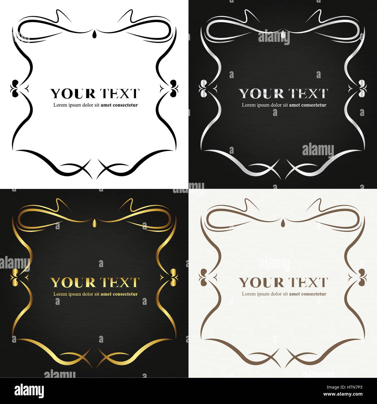 Wedding set design Stock Vector Images - Alamy