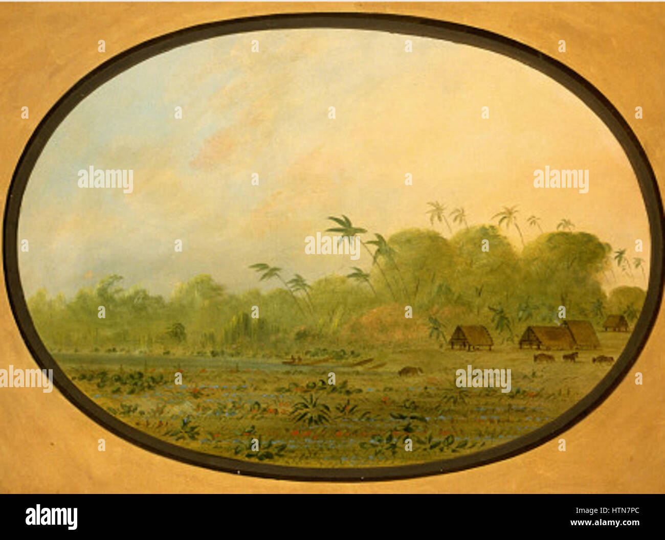 A small village of remos indians Stock Photo - Alamy