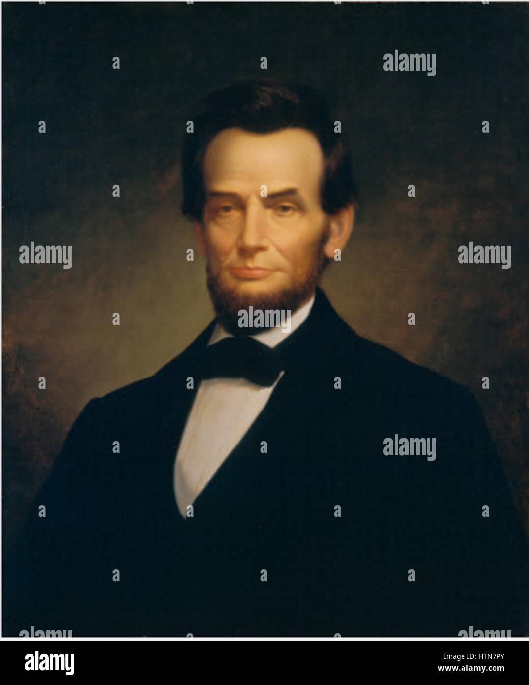 This 1947 portrait of Abraham Lincoln, created by an artist during the ...