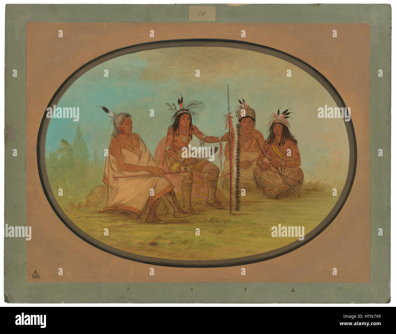Native american clothing 17th century hi-res stock photography and ...