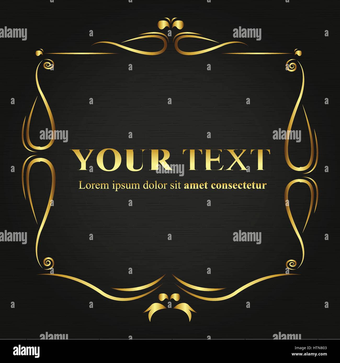 Gold color Ornate frames style Stock Vector Image & Art - Alamy