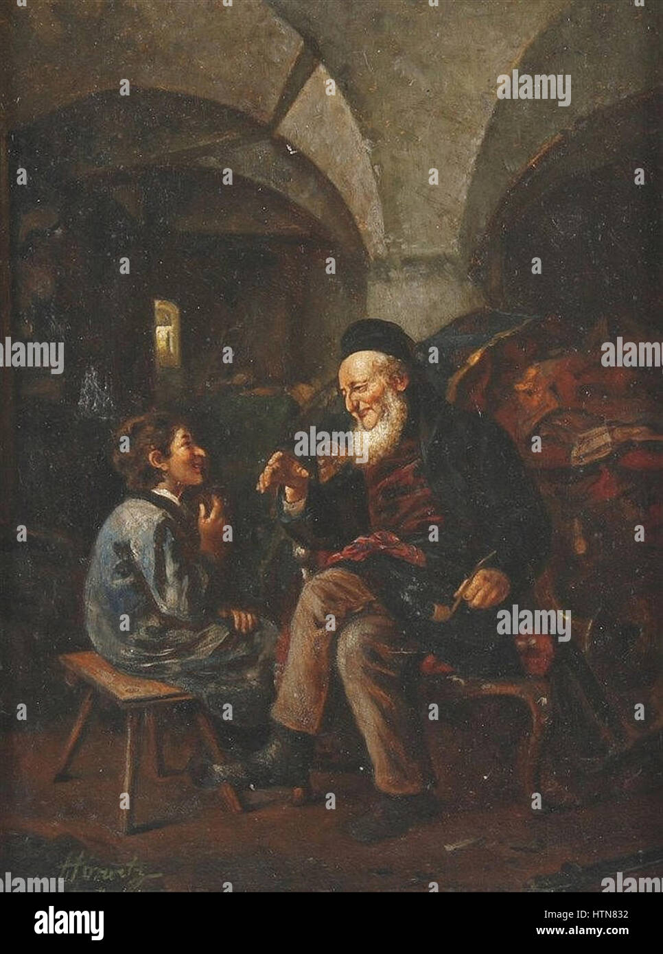 Emanuel Henry Horwitz after Ludwig Knaus - Solomonic wisdom (ca.1900 ...