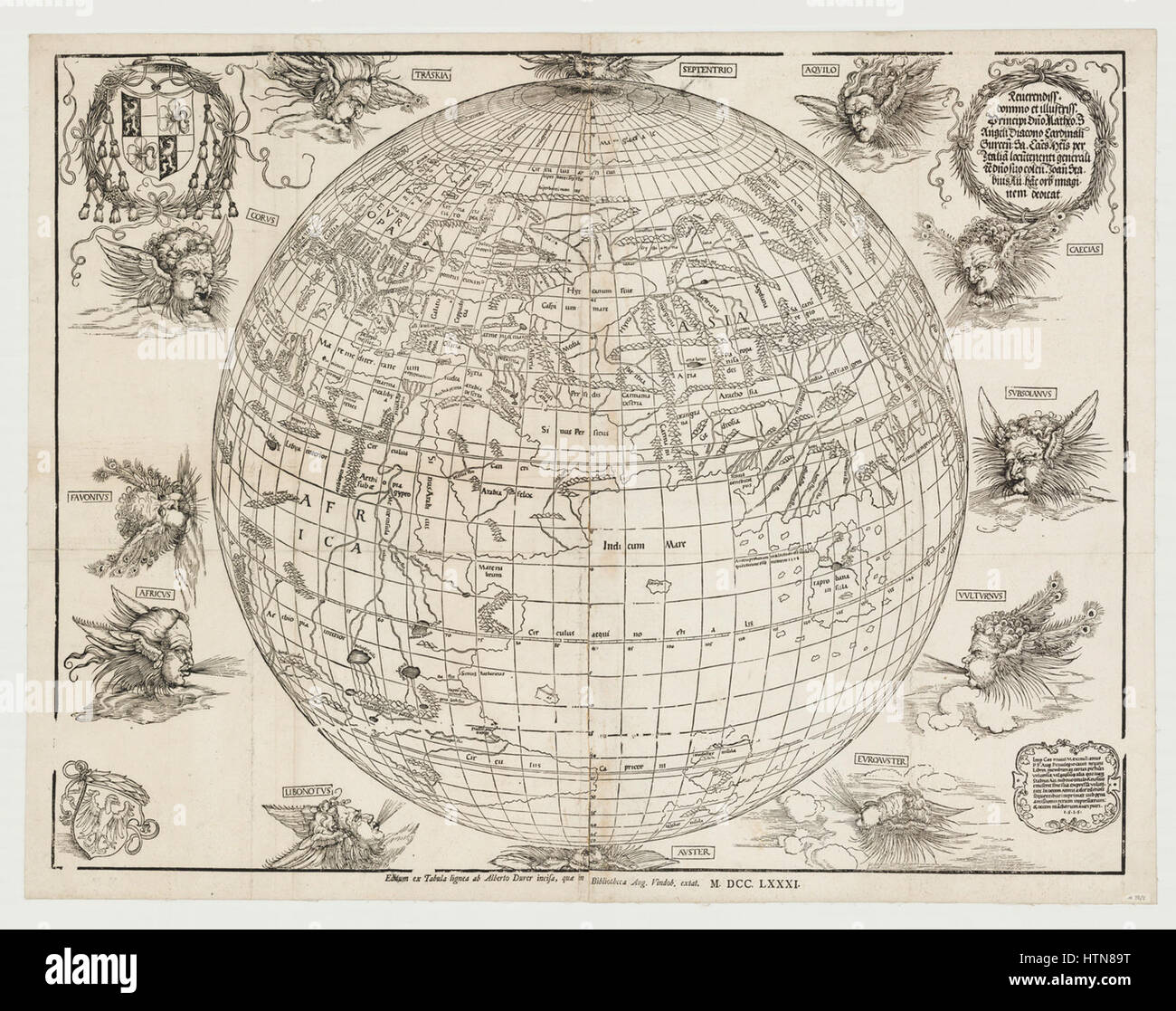 Map of the known world hi-res stock photography and images - Alamy