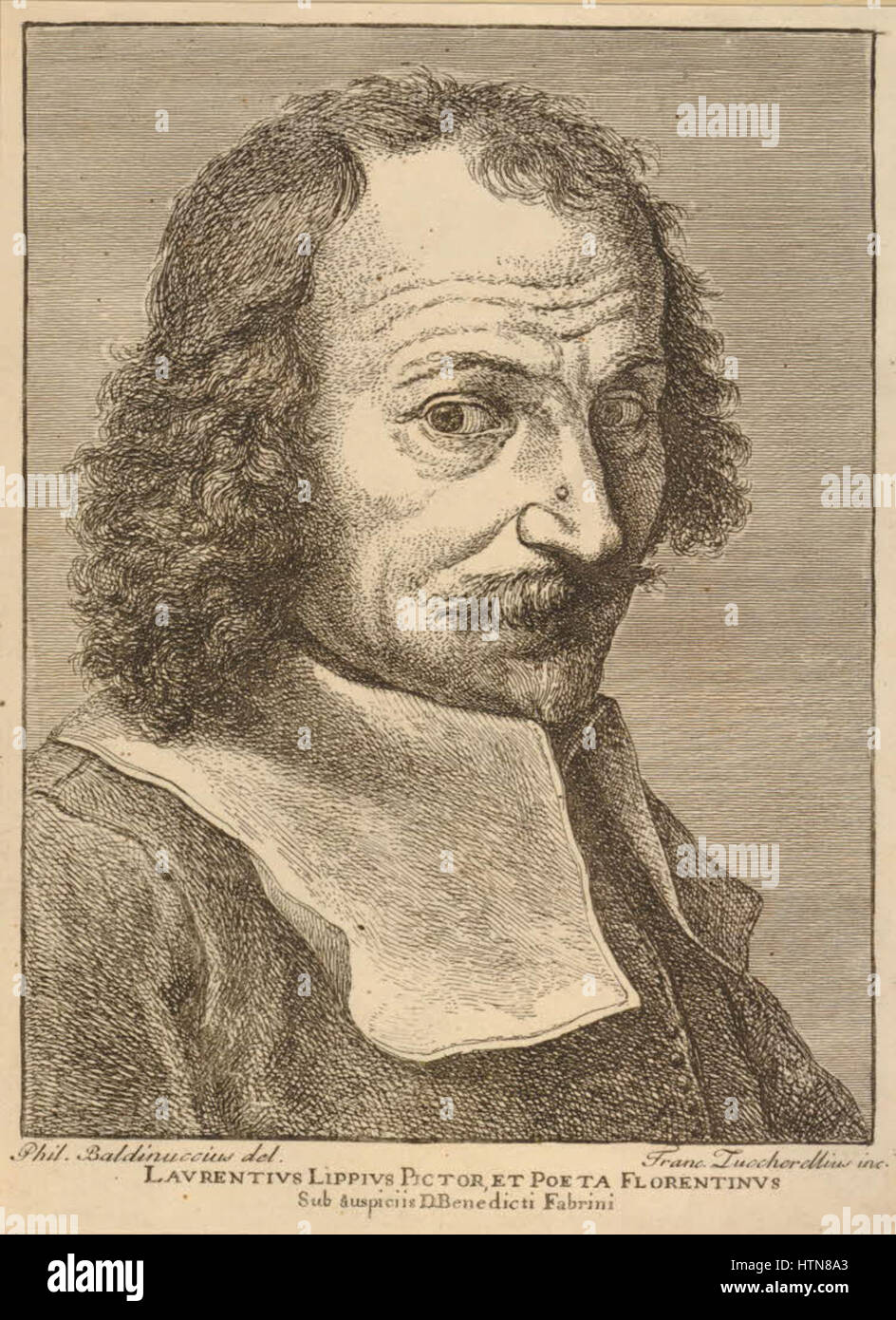 Lorenzo Lippi, as depicted by Francesco Zuccarelli, captures the ...