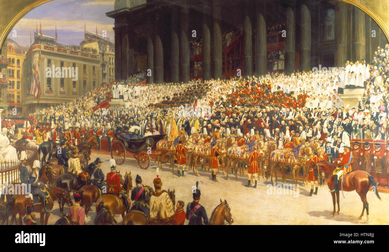 Queen victorias diamond jubilee hi-res stock photography and images - Alamy