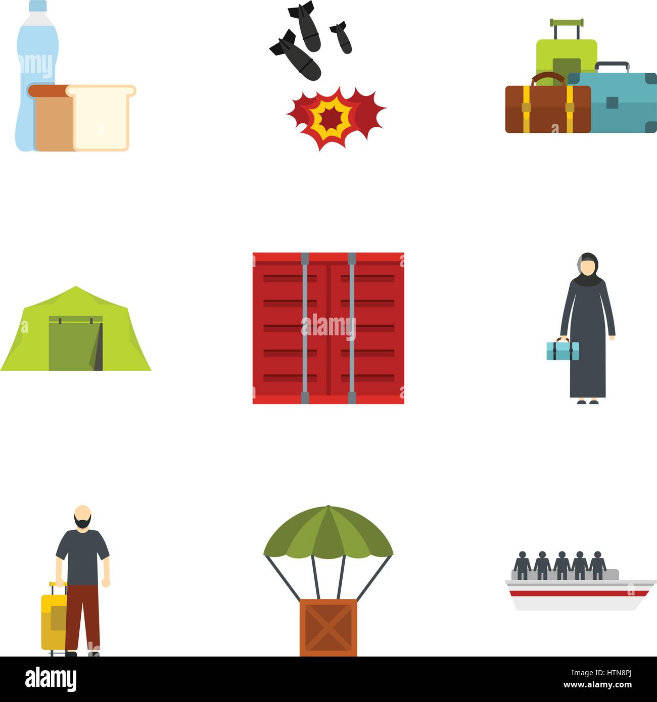 Forced exile Stock Vector Images - Alamy