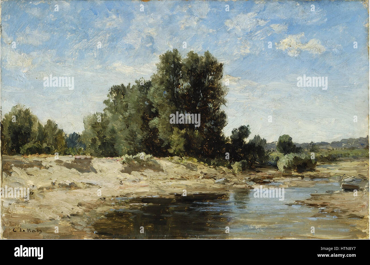 Carlos de Haes' painting 'Orillas del Jarama' captures the natural ...