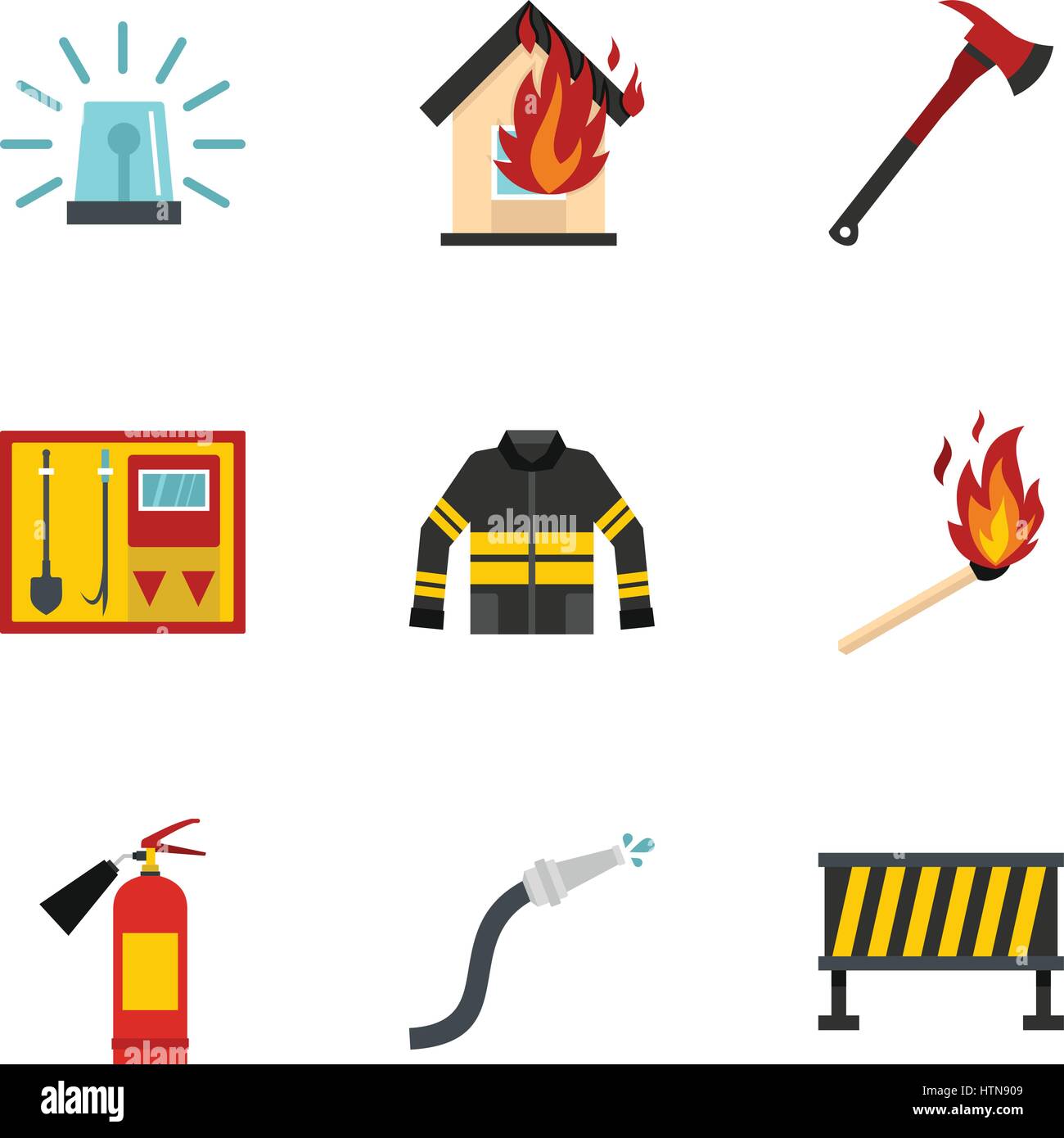 Protection barrier fire Stock Vector Images - Alamy