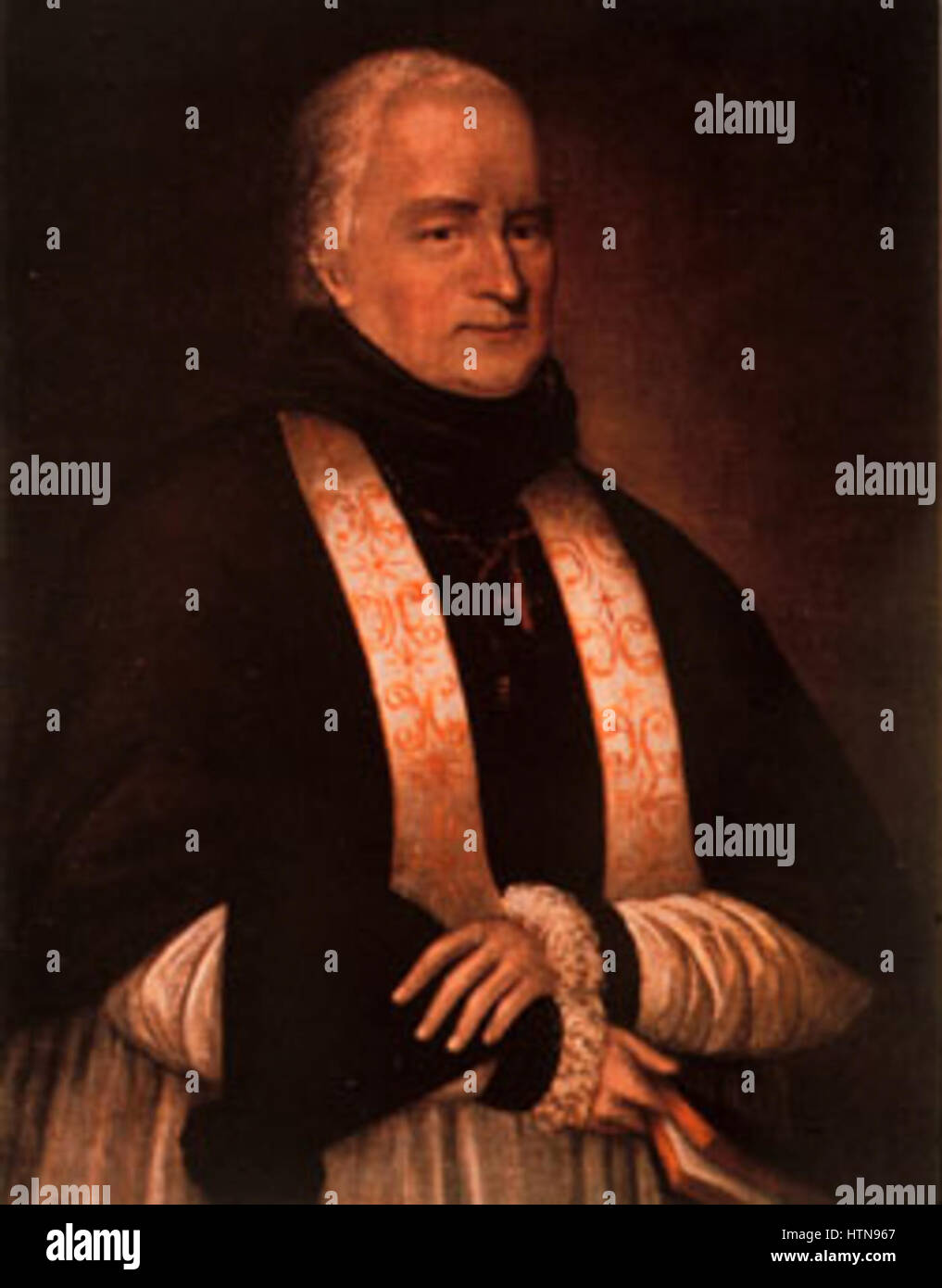 Portrait of John Carroll by Joshua Johnson Stock Photo - Alamy