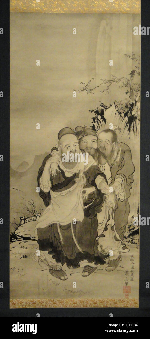 The Three Laughers of Tiger Ravine, Soga Shohaku - Indianapolis Museum ...