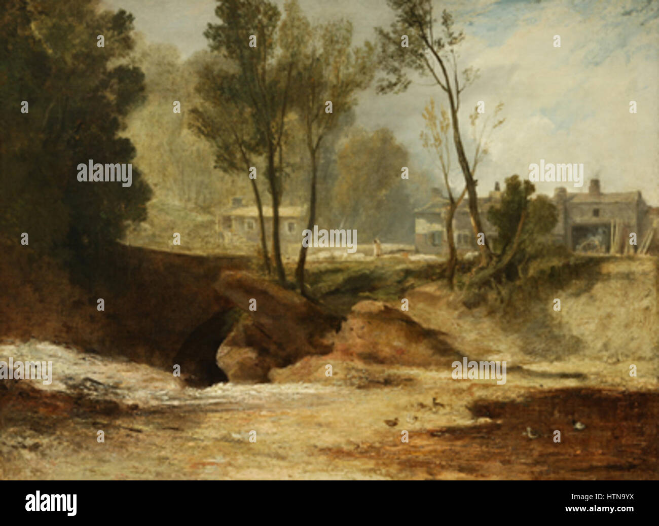 Calder Bridge, Cumberland by Turner (Koriyama City Museum of Art Stock ...