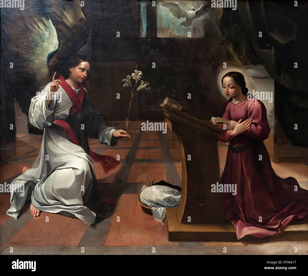 Lodovico Carracci (1555-1619) - De Annunciatie (1584) - Bologna ...