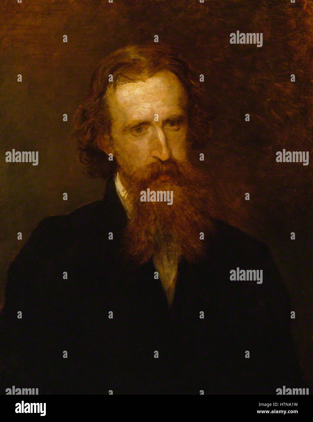 Sir Leslie Stephen by George Frederic Watts 1878 Stock Photo - Alamy