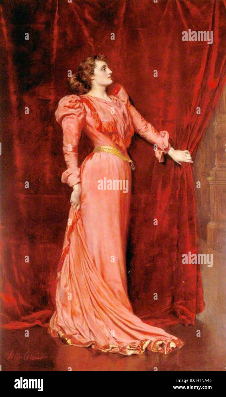 John Collier’s painting, 'Red,' explores the use of bold color in ...