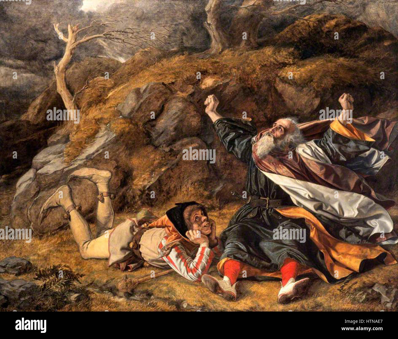 King lear fool in the storm hi-res stock photography and images - Alamy