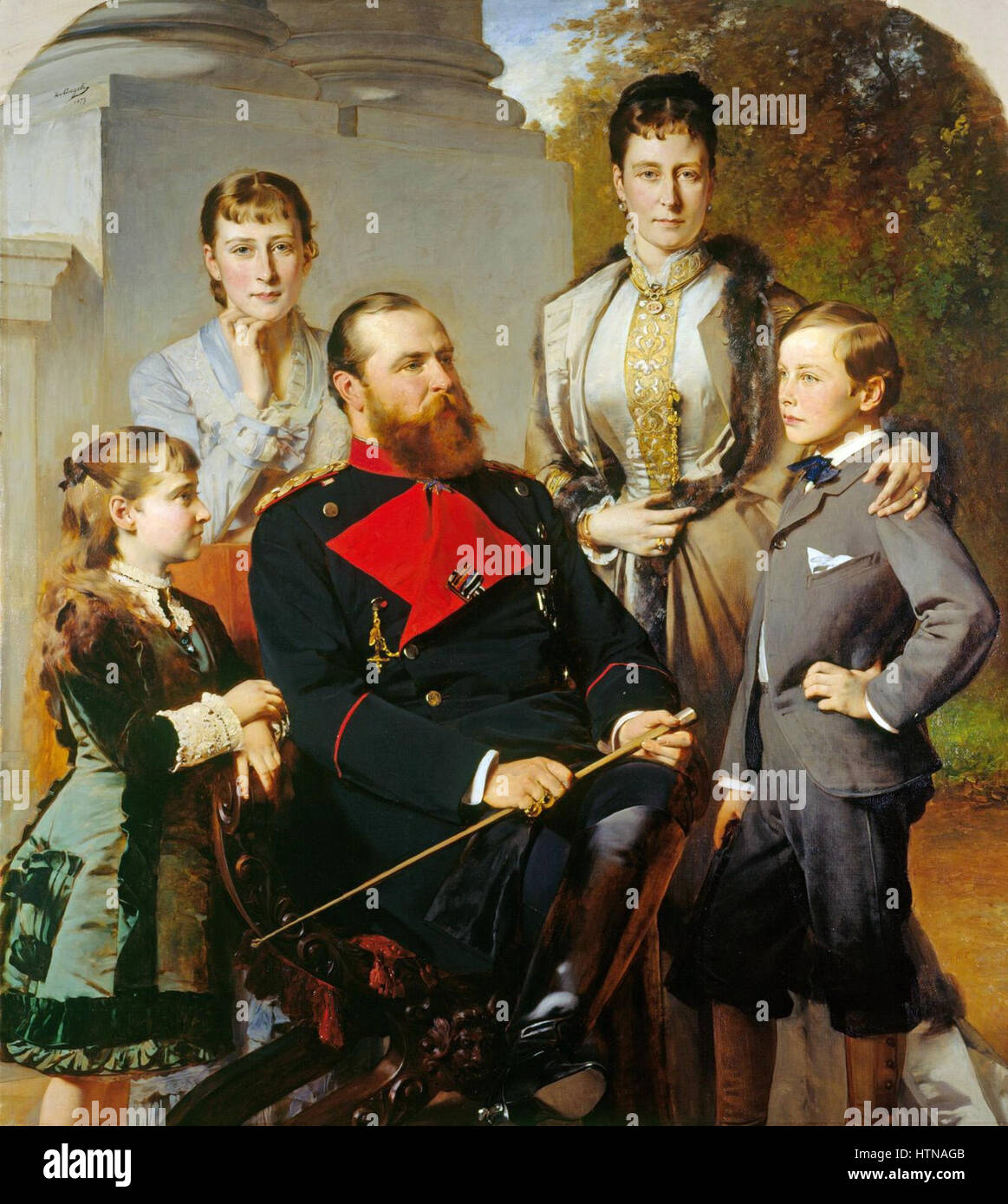 The Family of the Grand Duke of Hesse Stock Photo - Alamy