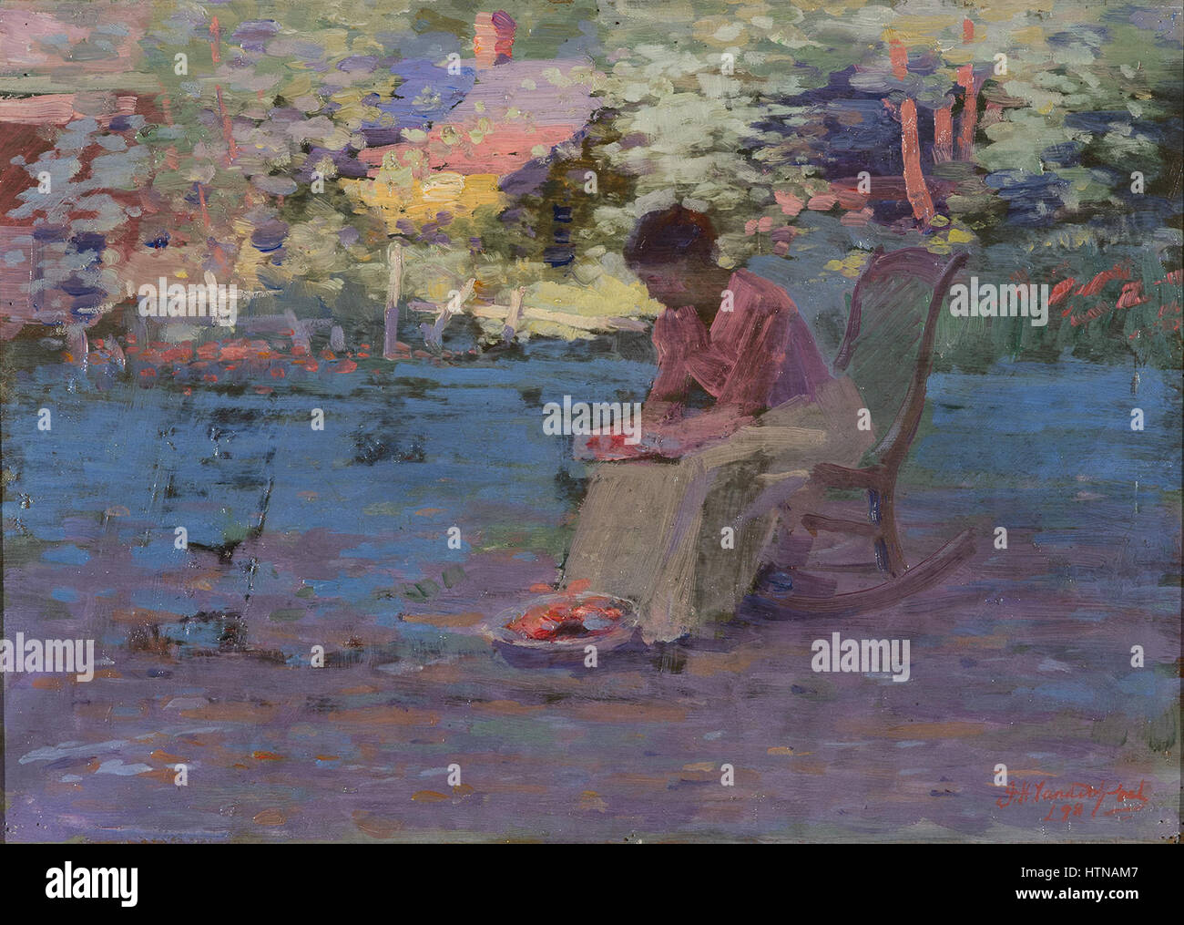 John Vanderpoel's 'Sunlight and Shadow' (1898) captures the interplay ...