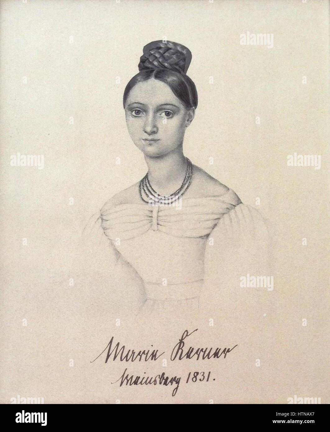 Portrait Marie Kerner Stock Photo - Alamy